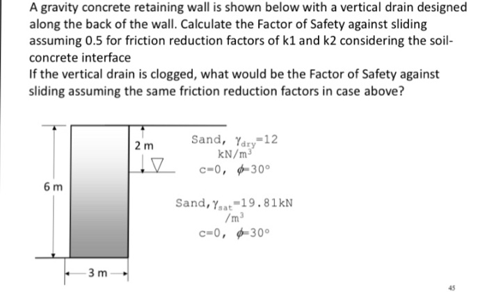 Gravity Retaining Wall Calculations Design & Build A Gravity Retaining