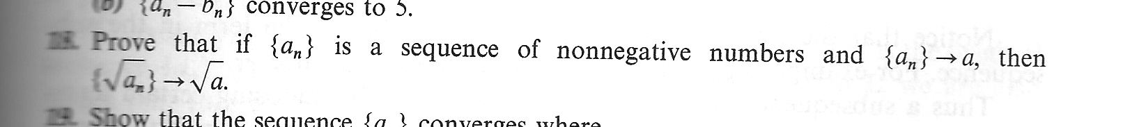 Solved Prove that if {an} is a sequence of nonnegative | Chegg.com