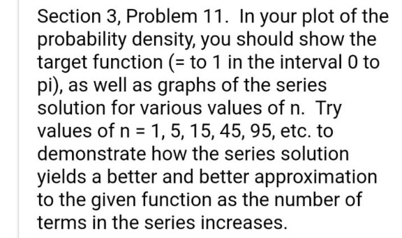 Solved 11, Solve the "particle in a box" problem to find | Chegg.com