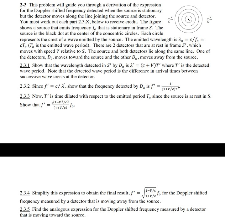 Solved 2-3 This problem will guide you through a derivation | Chegg.com