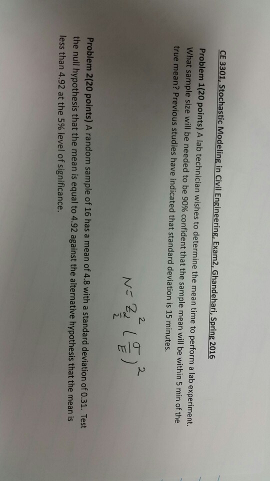 Solved A lab technician wishes to determine the mean time to | Chegg.com