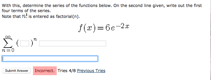 Solved With this, determine the series of the functions | Chegg.com