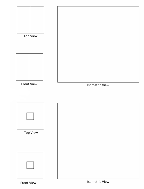 Solved In the accompanying box draw the ISOMETRIC view of | Chegg.com