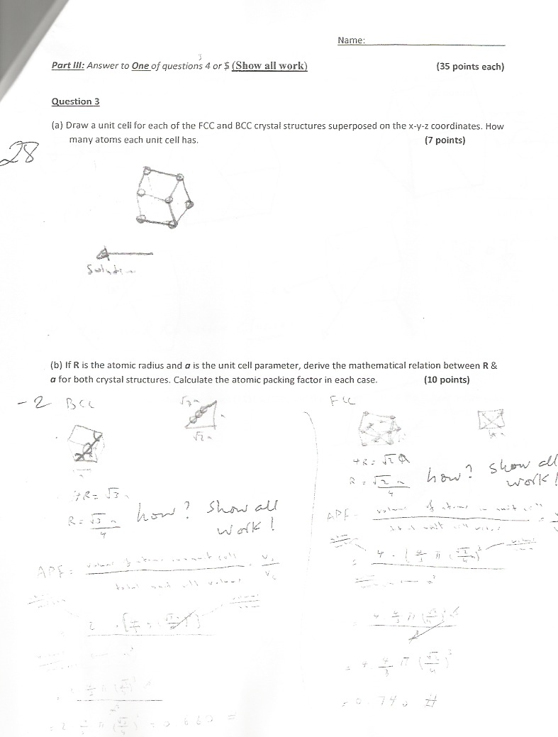 Solved Draw the unit cell for each of the FCC and BCC | Chegg.com