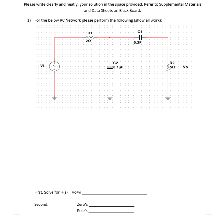 Solved Please write clearly and neatly, your solution in the | Chegg.com