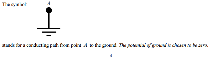 Solved The symbol stands for a conducting path from point A | Chegg.com