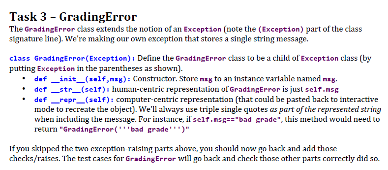 Solved Task 1 - Grade A Grade represents a specific score on | Chegg.com