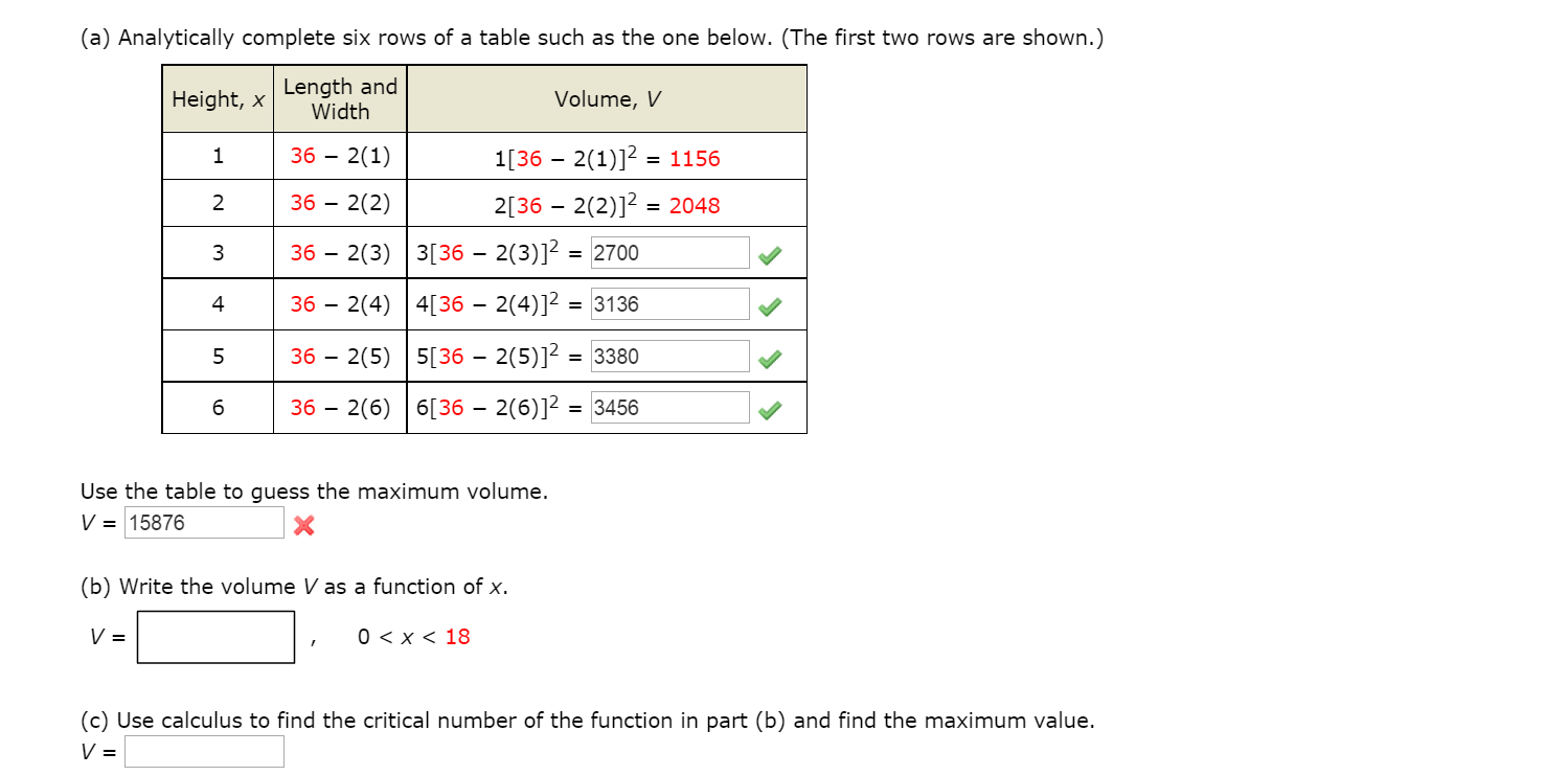 Solved A Analytically Complete Six Rows Of A Table Such