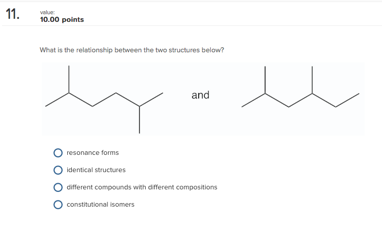 Solved What is the relationship between the two structures | Chegg.com