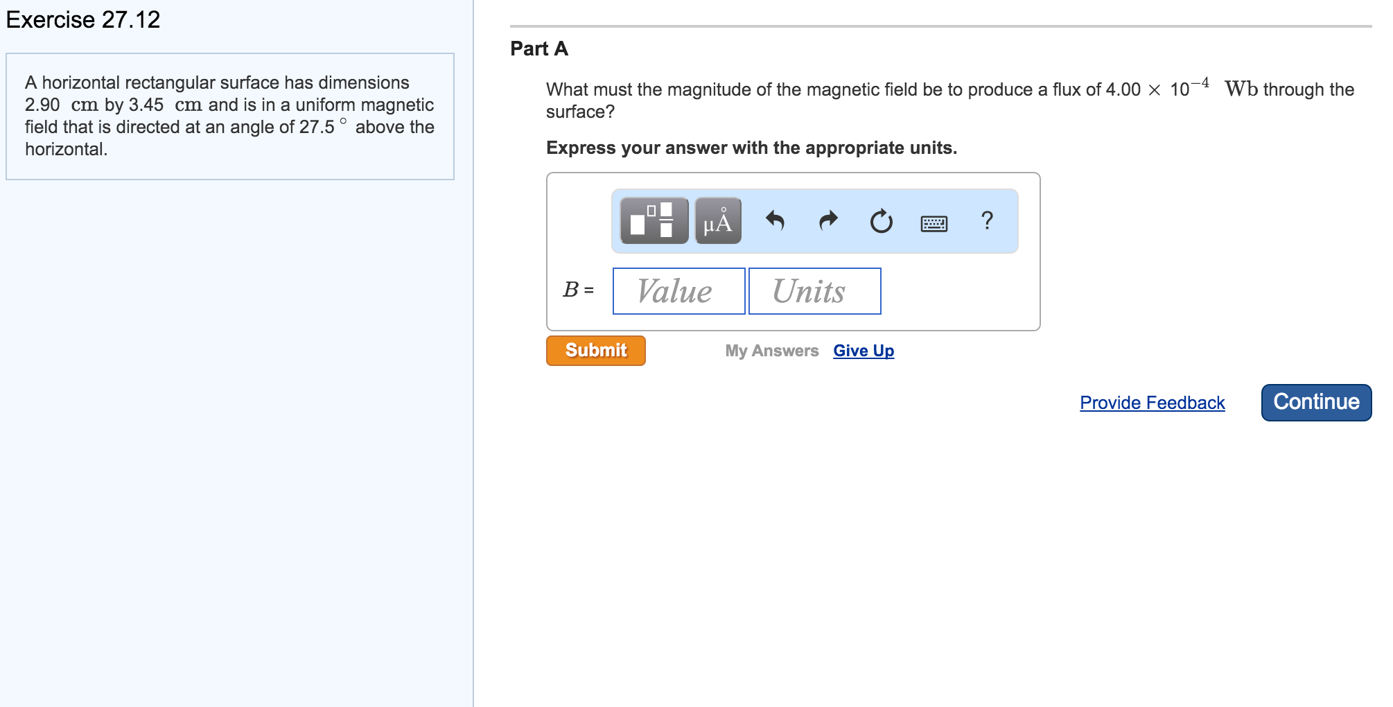 Solved A horizontal rectangular surface has dimensions 2.90 | Chegg.com