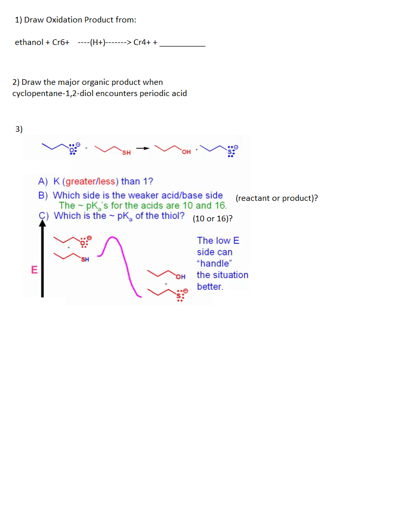 Solved Draw Oxidation Product from: Draw the major organic | Chegg.com