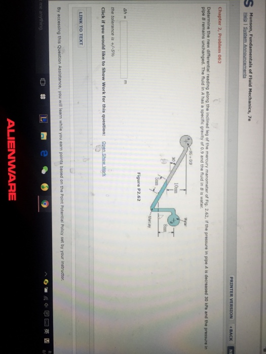 Solved Determine the new differential reading along the | Chegg.com
