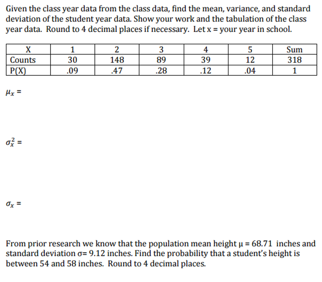 Solved Stats Question - See Pictures | Chegg.com