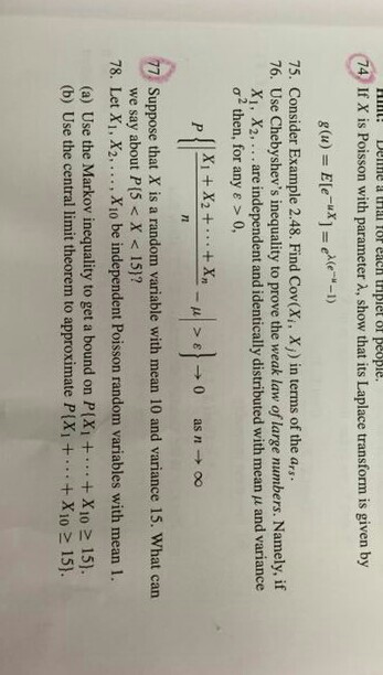 Solved 67. Calculate the moment generating function of the | Chegg.com