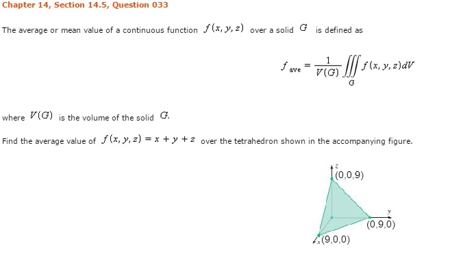Solved The average or mean value of a continuous function | Chegg.com