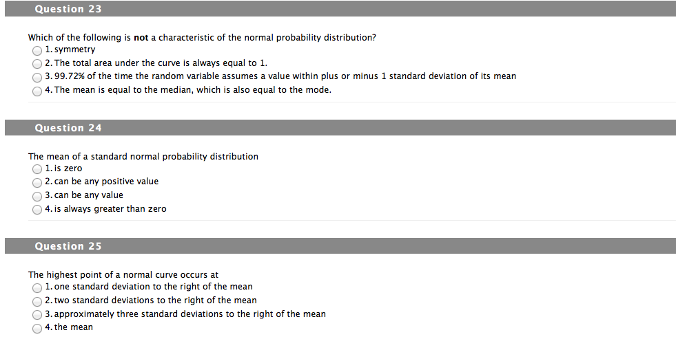 Solved: Which Of The Following Is Not A Characteristic Of ... | Chegg.com