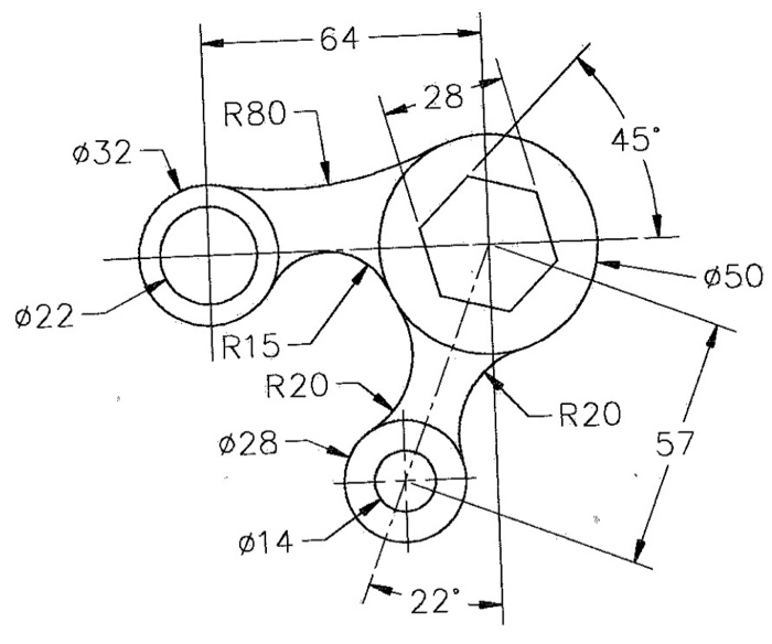 Solved How do I draw the titled hexagon inside the image on | Chegg.com