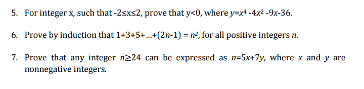 Solved For integer x, such that -2 lessthanorequalto times | Chegg.com