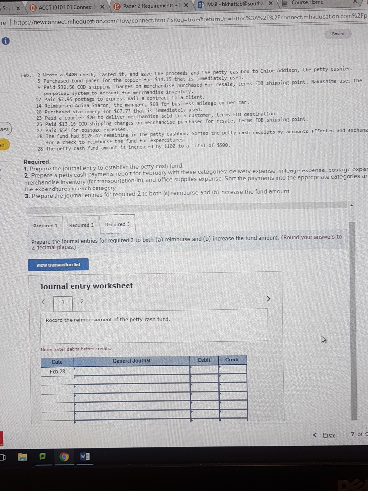 Solved Course Home ) ACCT1010 LOI Connect 5xy® Paper 2 | Chegg.com
