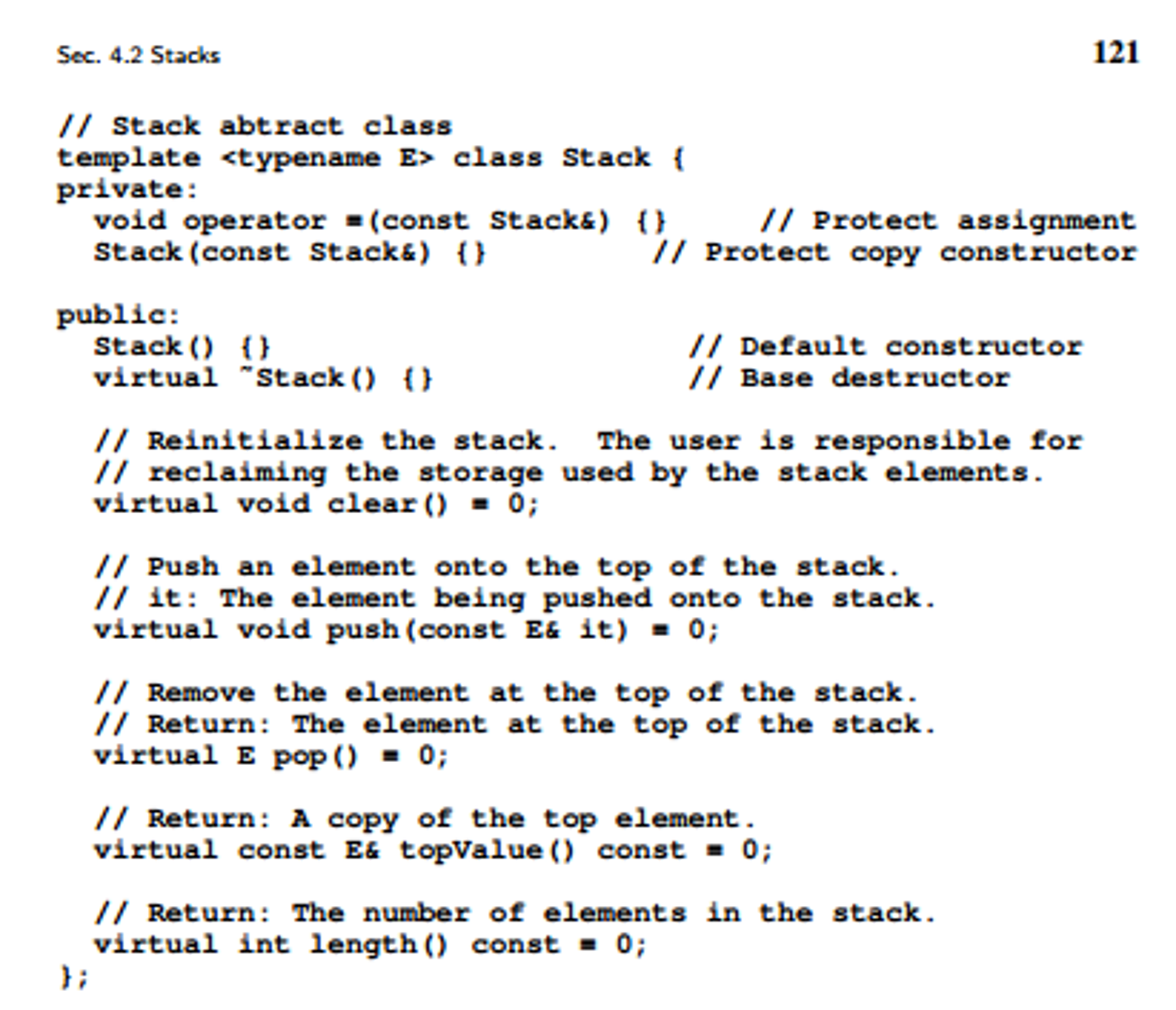 Try Both The Astack Class And The Lstack From The