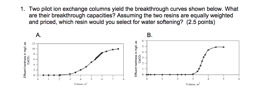 Wastewater Engineering Problem: Two pilot ion | Chegg.com
