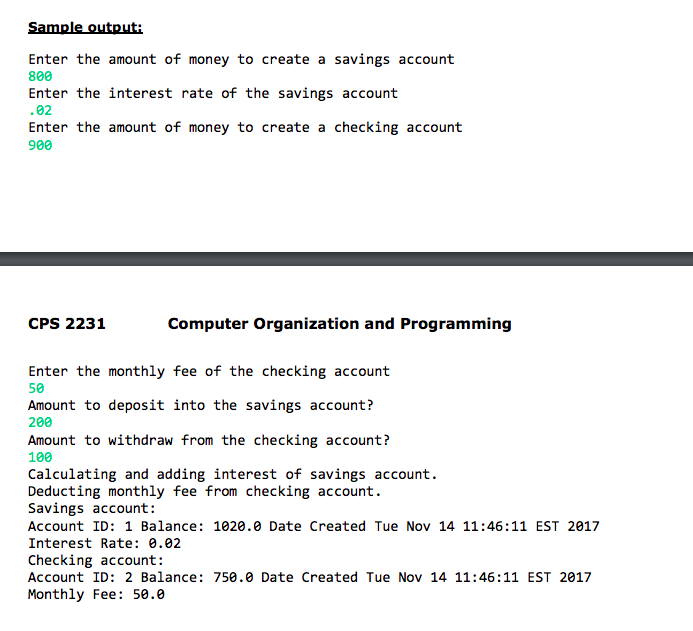 Solved import java.util.Date; public class Account private | Chegg.com