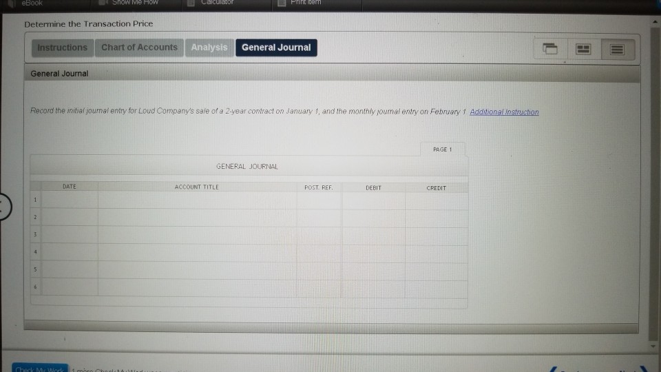Solved Determine the Transaction Price Chart of Accounts | Chegg.com