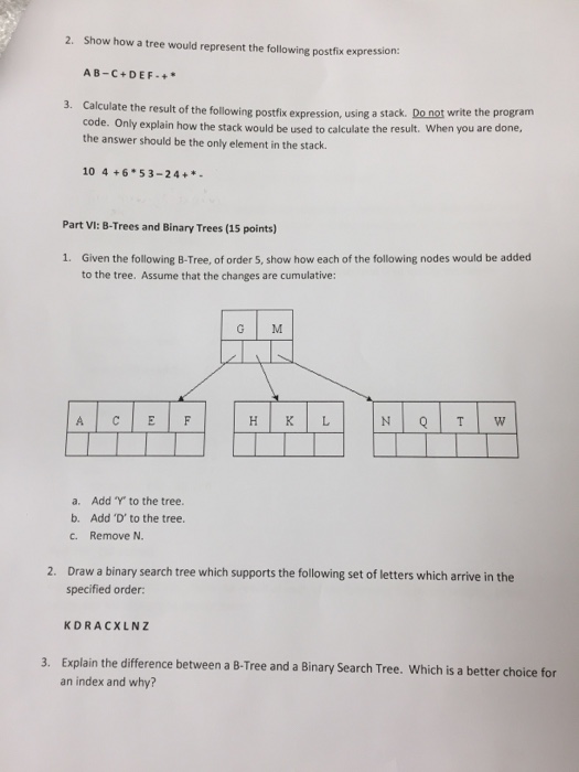 Solved Part III: General Concept Questions. Provide an | Chegg.com
