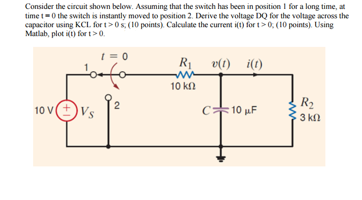 Solved Consider the circuit shown below. Assuming that the | Chegg.com