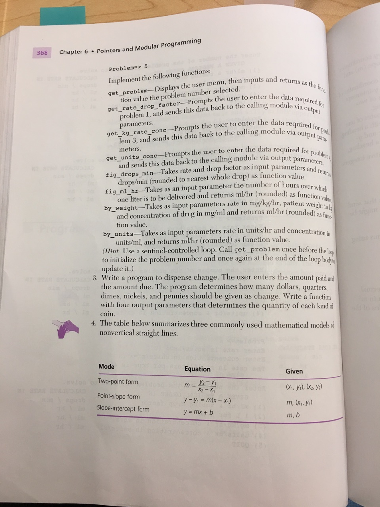 Solved Chapter 6 and Modular Programming Pointers 368 | Chegg.com