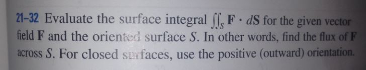 F (x, y, z) = x2i + y2j + z2k, S is the boundary of | Chegg.com