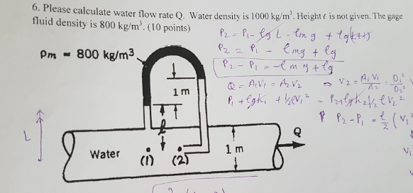 Solved Ease Calculate Water Flow Rate Q Water Density Is Chegg solved-ease-calculate-water-flow-rate-q-water-density-is-chegg