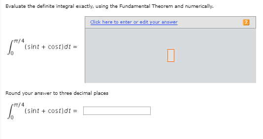 Solved Evaluate the definite integral exactly, using the | Chegg.com