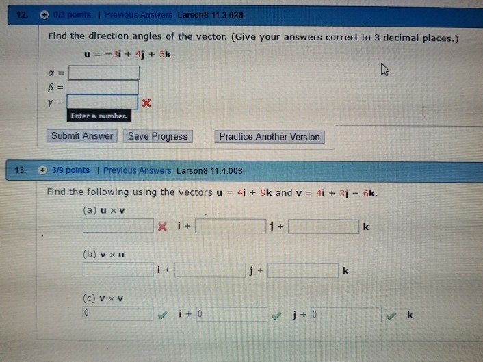 Solved Find the direction angles of the vector. (Give your | Chegg.com