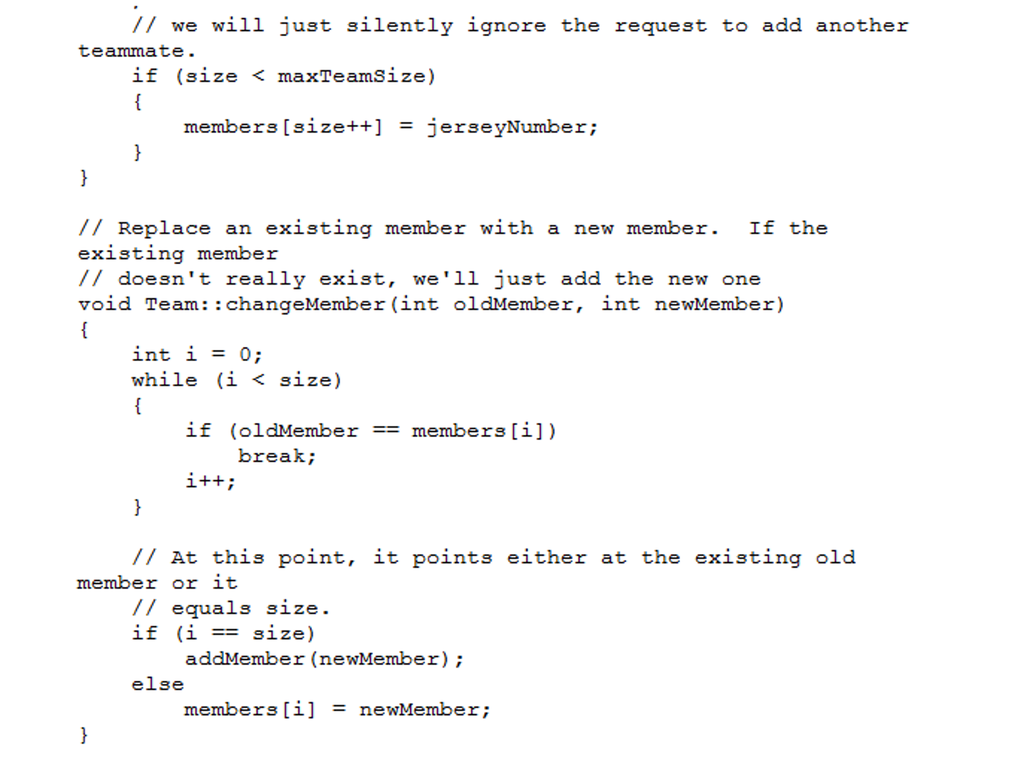 Write a copy constructor in the space given below in | Chegg.com