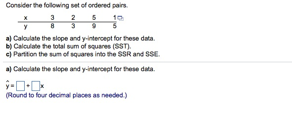 Solved Consider the following set of ordered pairs. 3 2 5 1C | Chegg.com