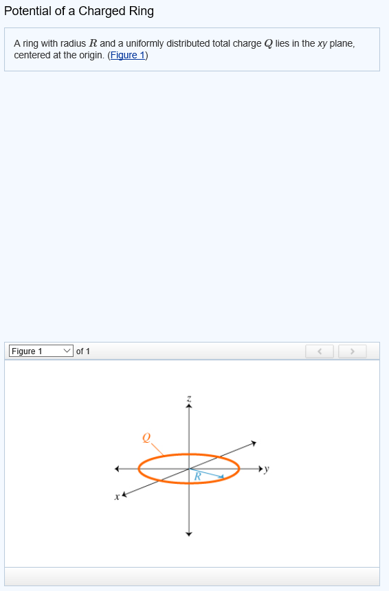 Solved Potential of a Charged Ring A ring with radius R and | Chegg.com Solved Potential of a Charged Ring A ring with radius R and | Chegg.com