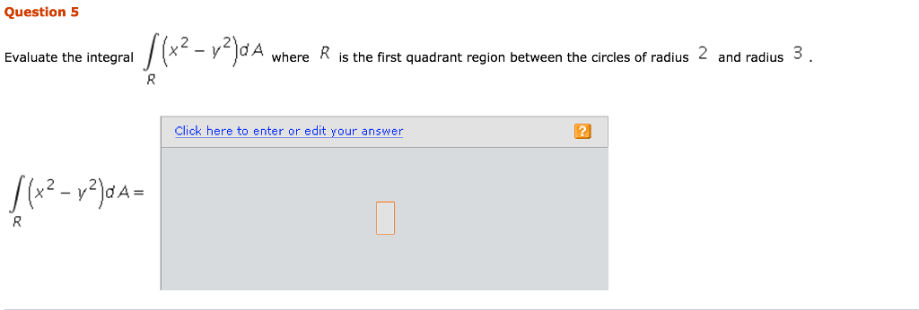 Solved Evaluate the integral integral_R (x^2 - y^2)d A where | Chegg.com