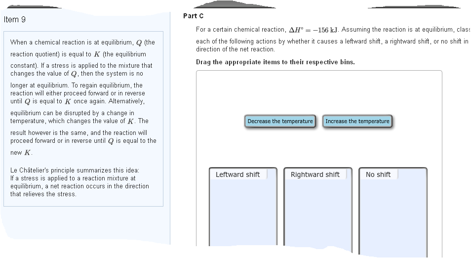 Solved When a chemical reaction is at equilibrium, Q (the | Chegg.com