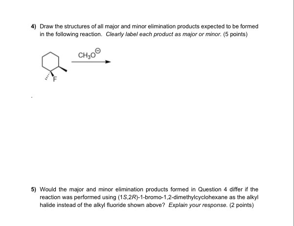 Solved Draw the structures of all major and minor | Chegg.com