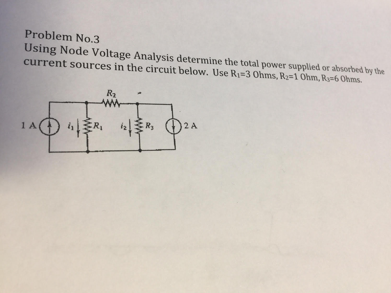 Solved Using Node Voltage Analysis determine the total power | Chegg.com Solved Using Node Voltage Analysis determine the total power | Chegg.com