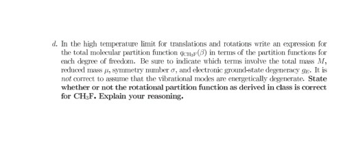 Solved Problem 4 Molecular Partition Function 60 Points 0805