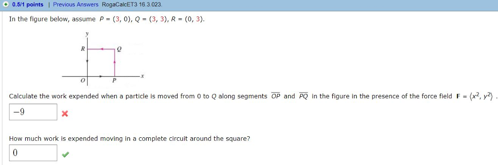 Solved 0.5/1 points | Previous Answers RogaCalcET3 16.3.023 | Chegg.com Solved 0.5/1 points | Previous Answers RogaCalcET3 16.3.023 | Chegg.com