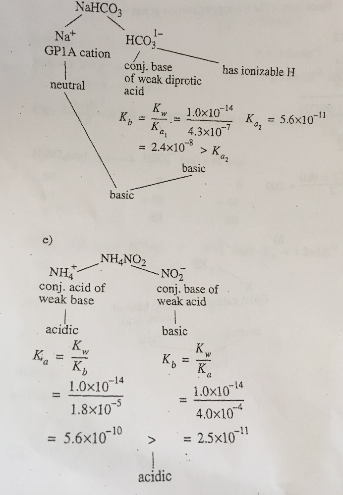 Solved Analyze the pH of each salt solution: NaC2H3O2, NH4I, | Chegg.com