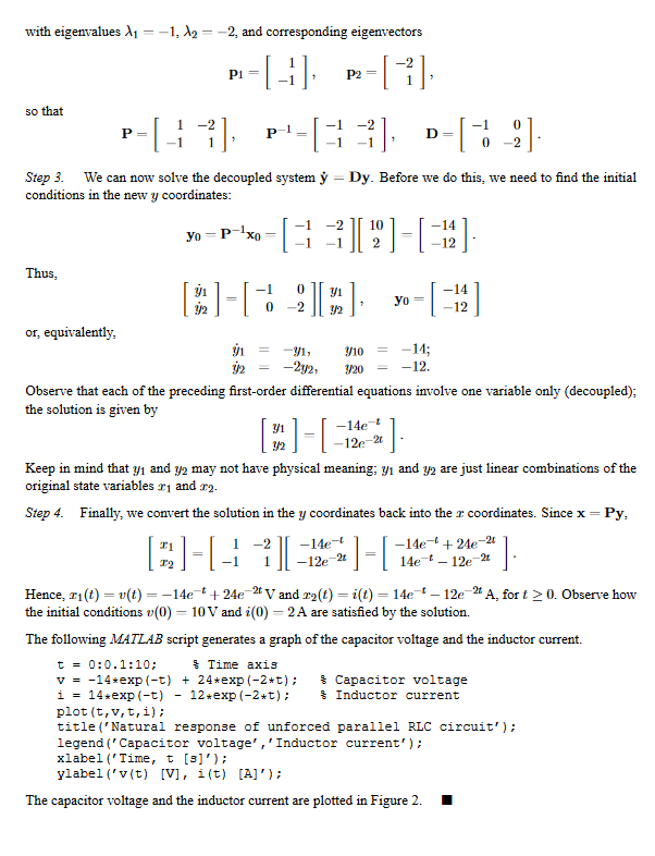 Solved Project 2: Feedback Control of Linear Dynamical | Chegg.com