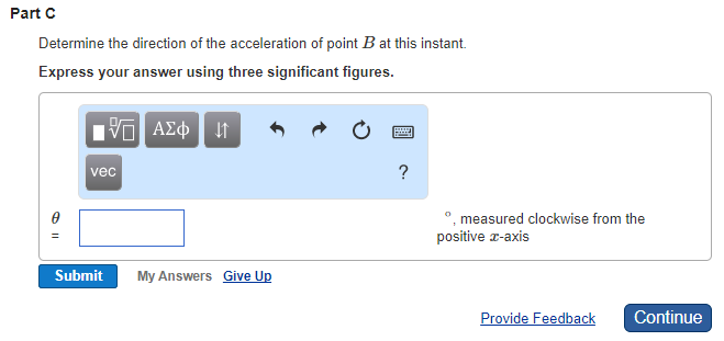 Solved Problem 16.111 Part A At a given instant the slider | Chegg.com
