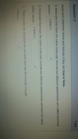 Solved Read each statement below and indicate it they are | Chegg.com