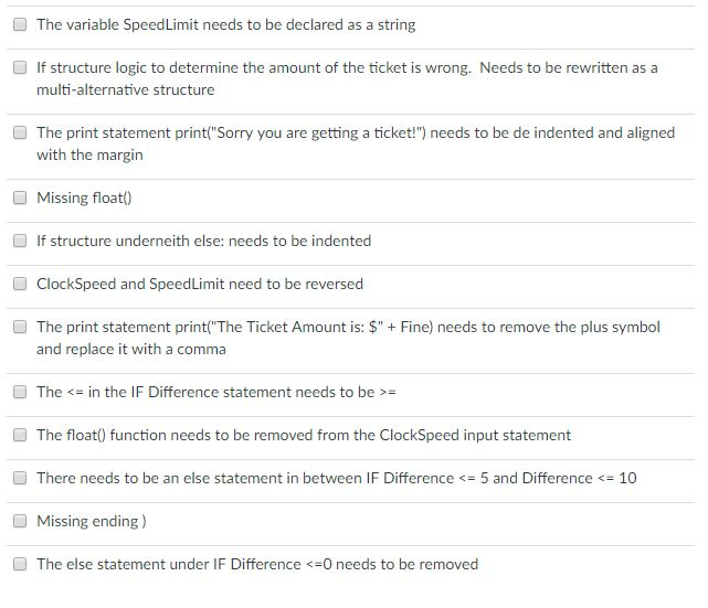 Solved there are six errors in this code debug this code- | Chegg.com