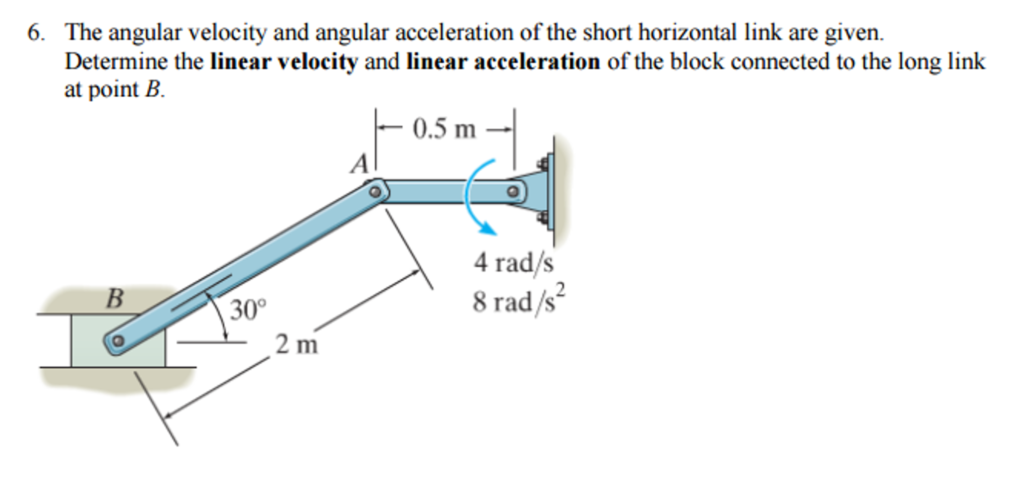 The angular velocity and angular acceleration of the | Chegg.com
