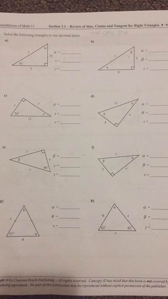 Solved Foundations of Mat 96 Chapter 3- Non-Right Angle | Chegg.com